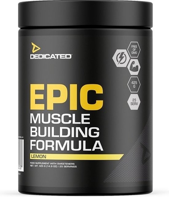 Dedicated Nutrition EPIC Pre-Workout - Zonder Cafeïne - Bloody Red ...