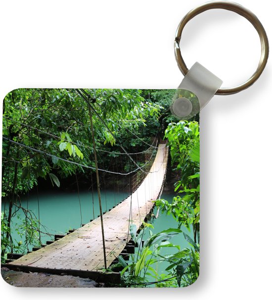 Sleutelhanger - Uitdeelcadeautjes - Natuur - Brug - Turquoise - Plastic ...