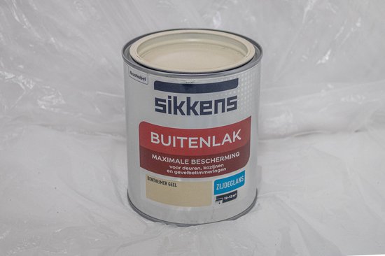 Sikkens Buitenlak - Zijdeglans - Bentheimer Geel - 750 ml | bol.com