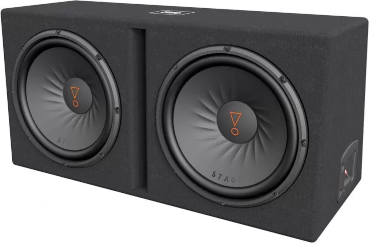 JBL Stage 1200D - Subwoofer Auto - 2 x 12 Inch Woofers - 600 Watt (RMS ...
