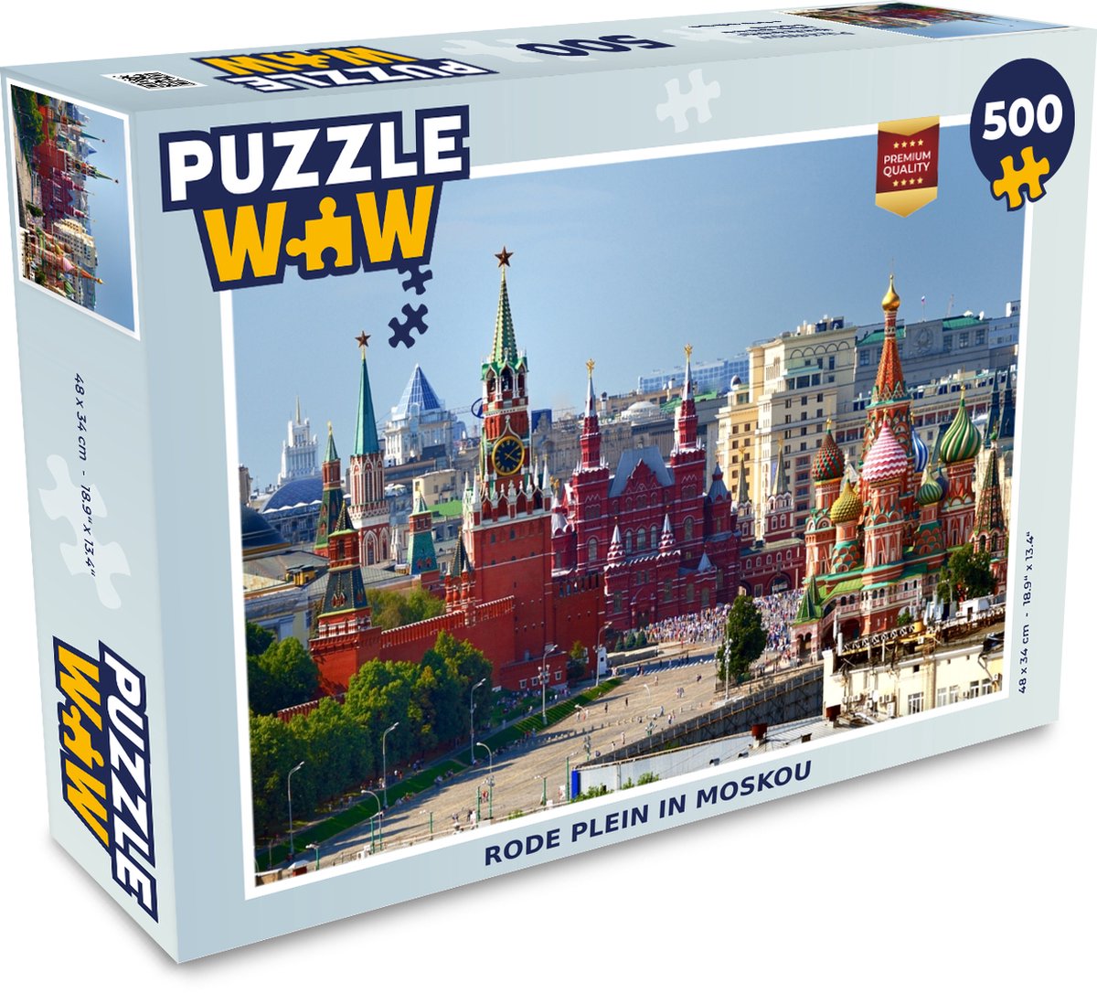 Puzzel Rode plein in Moskou - Legpuzzel - Puzzel 500 stukjes | bol.com