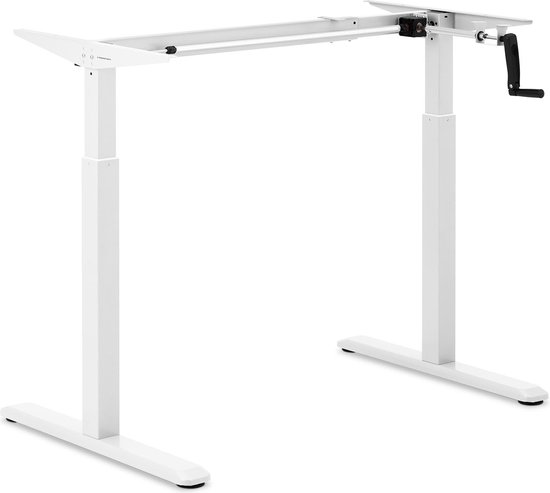 Fromm & Starck zit sta bureau frame - handmatig - 70 kg - wit | bol.com
