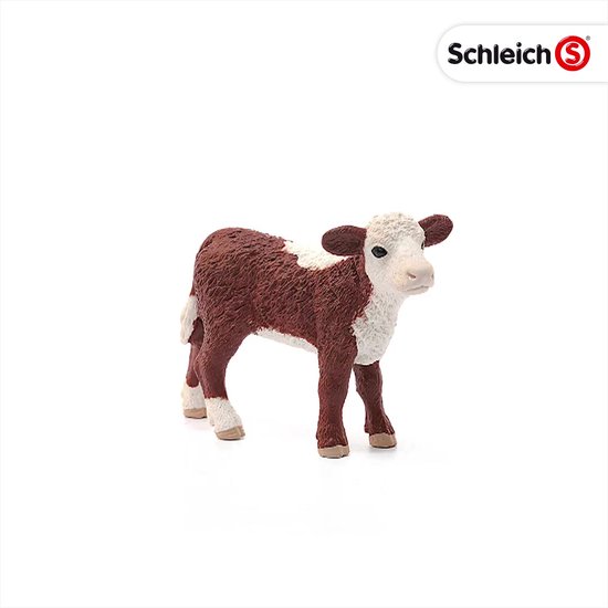 Schleich Hereford kalf 13868 - Koe Speelfiguur - Farm World - 7,6 x 2,3 ...