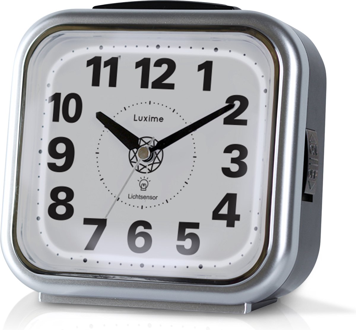 Luxime - Wekker Analoog Zonder Tikgeluid - Analoge Wekker - Senioren ...