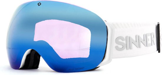 Sinner Avon Skibril - Wit + GRATIS EXTRA LENS | Categorie 3 | bol.com