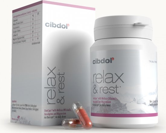 Cibdol - Relax & Rest - 60 DUOCAP® capsules (2-in-1 effect ...
