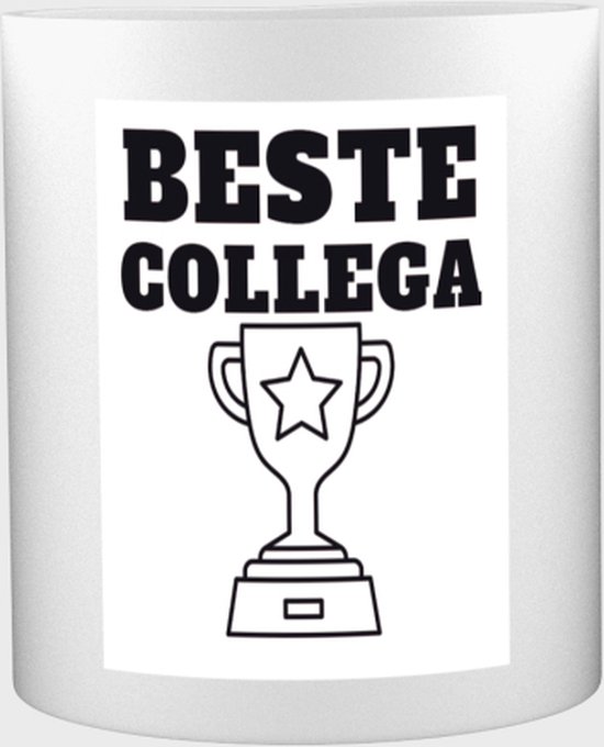 Beste collega Mok met opdruk - beste collega - teamgenoot - cadeau - 350 ML inhoud | bol