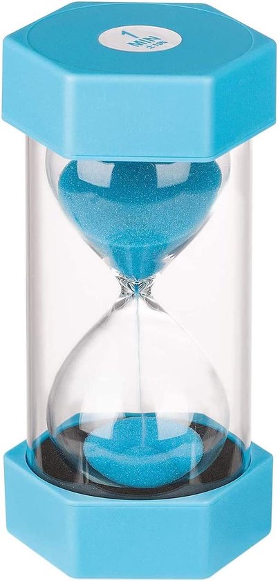 Sand Timer - Zandloper voor kinderen - kleurrijk zand 1 | bol