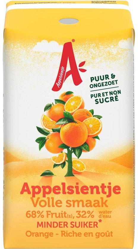 Appelsientje Sinaasappelsap volle smaak Tray 24 x 20 cl | bol