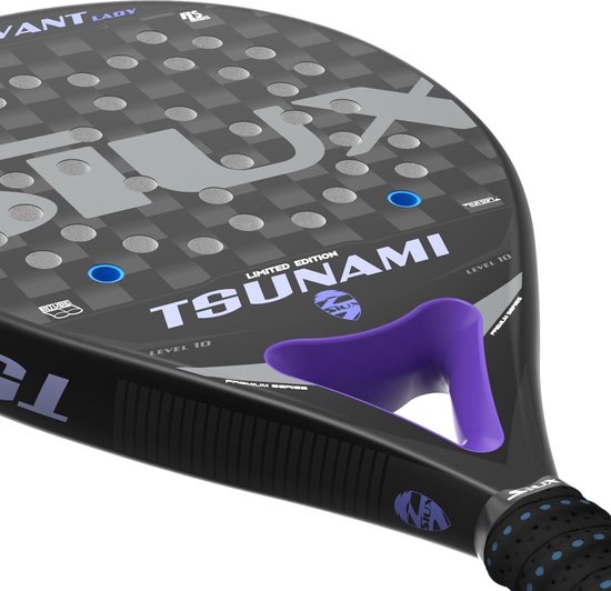 Siux Tsunami Avant Lady (Rond) - 2022 padel racket zwart/blauw | bol