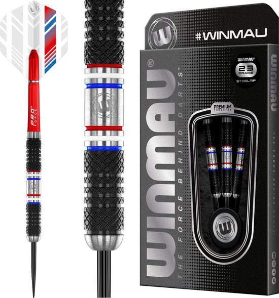 WINMAU - Thibault Tricole: Steeltip Tungsten Dartpijlen Professioneel ...