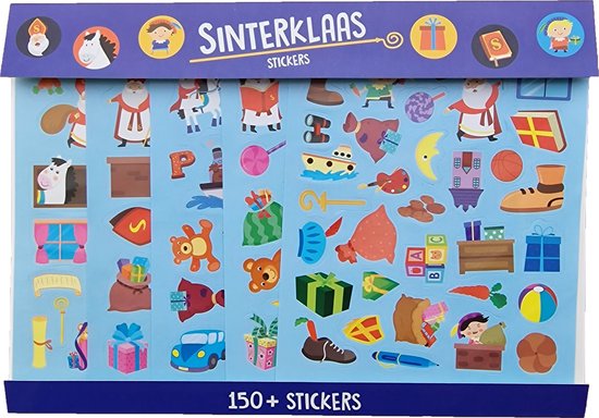 Sinterklaas Stickers +/- 150 stuks | Schoencadeau | Sint-tip - Sint ...