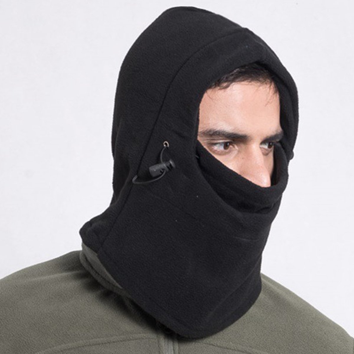 Somstyle 3-In-1 Fleece Face Mask - Balaclava Winter Muts - Thermo ...