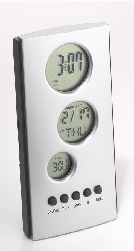 THERMO CLOCK THERMOMETER + WEKKER | bol.com