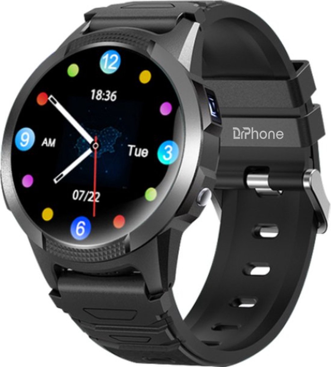 DrPhone Zone - 4G SIM Smartwatch voor Kind/Senior met GPS - Camera ...