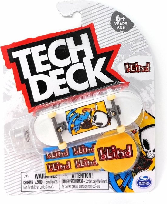 Tech Deck Single Board Series Blind Yellow Blue | bol