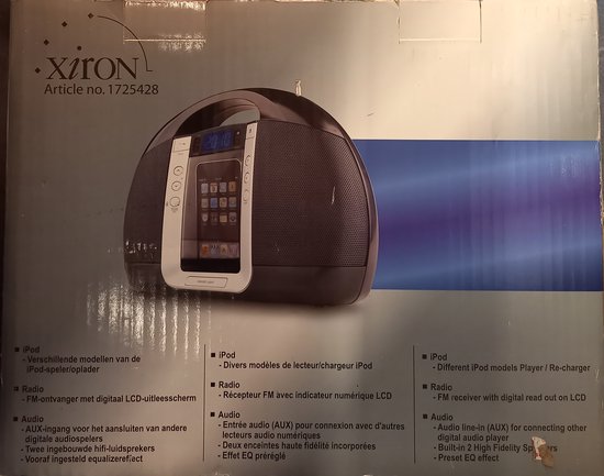 Xiron portable radio with ipod docking - art. 1725428 | bol.com