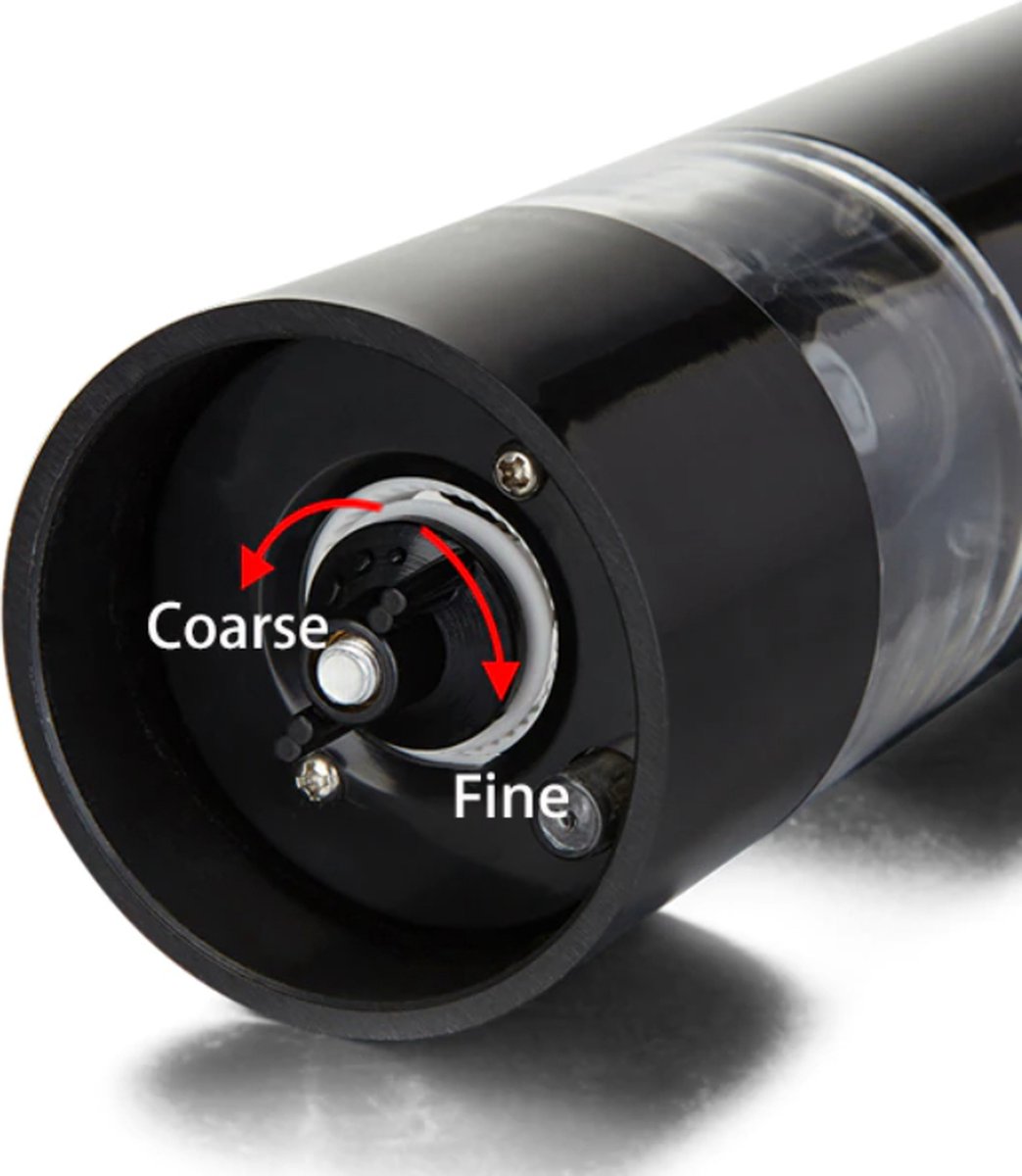 Elektrische Peper & Zoutmolen - zwart wit | bol