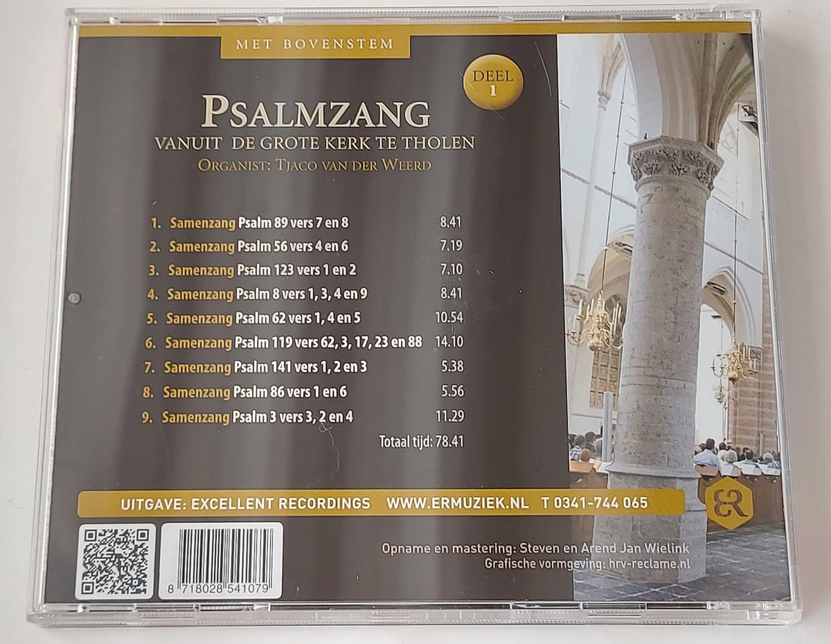 Psalmzang vanuit de Grote Kerk te Tholen (DEEL 1), Tjaco van der Weerd ...