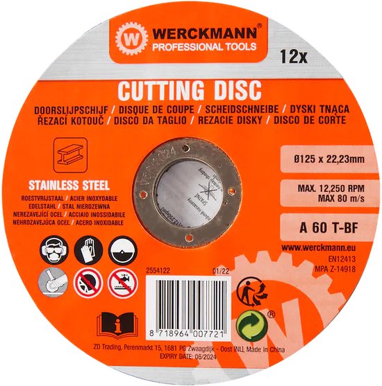 4IEDER1® Slijpschijven - 12 stuks - Slijpschijf voor Slijptol ...