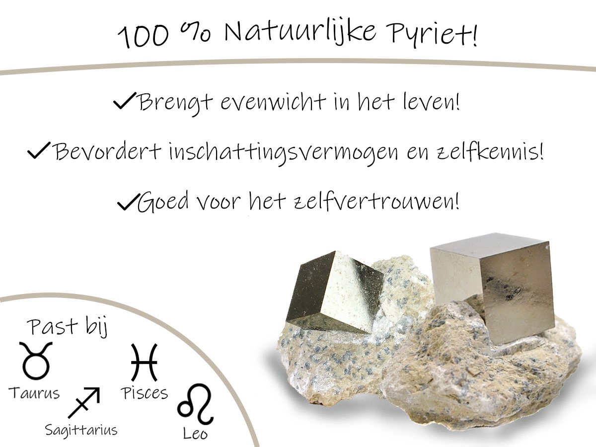 Bixorp Gems Pyriet Edelstenen Armband - Gepolijste Edelsteen ...