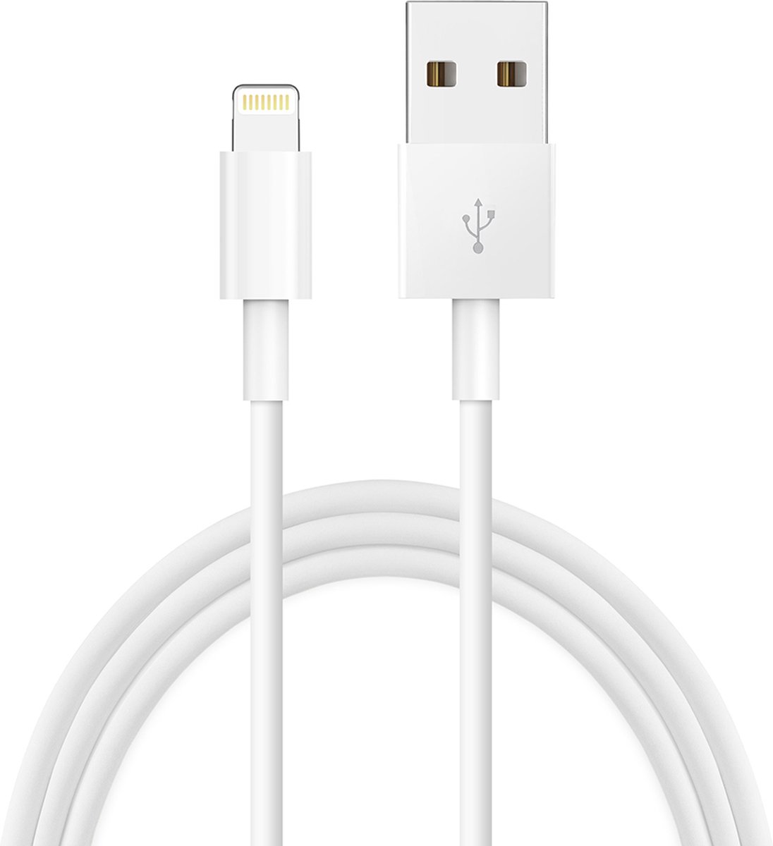 WiseQ iPhone Oplader - Inclusief Apple Lightning Kabel - 1 Meter - Wit ...