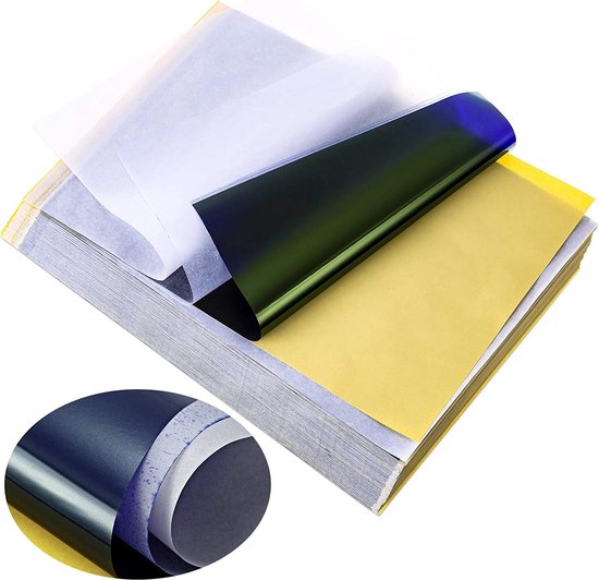 Tattoo stencils - 50 stuks - A4 Carbon overtrekpapier | bol.com