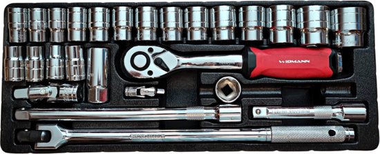 Widmann 26 Stuks Gereedschap Set - Dopsleutel - Gereedschap ...