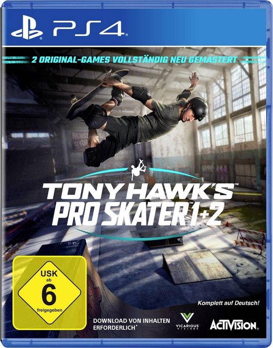 Sony Playstation 4 PS4 Spiel Tony Hawks Pro Skater 1+2 Remastered (USK ...