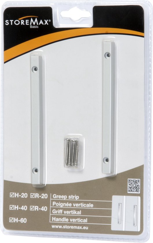 STOREMAX DEURGREEP STAAF 2 STUKS | bol