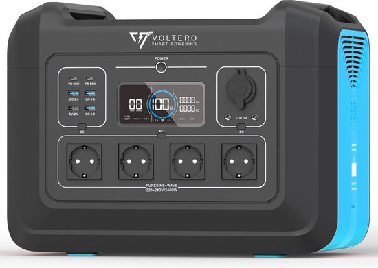 Voltero PS24 2200Wh solar generator | bol