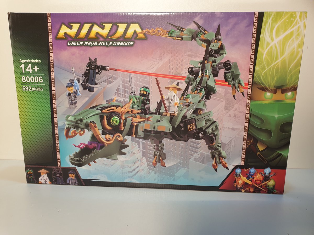 COFO - Ninja - Green Mech Dragon - Bouwstenen - 70612 - Compatibel met ...