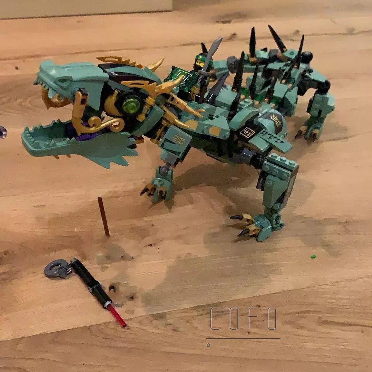 COFO - Ninja - Green Mech Dragon - Bouwstenen - 70612 - Compatibel met ...