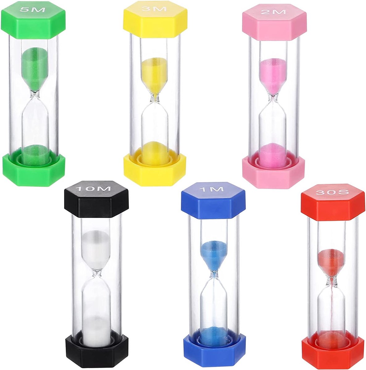 Sand Timer - Zandloper voor kinderen - kleurrijk zand 6 | bol.com