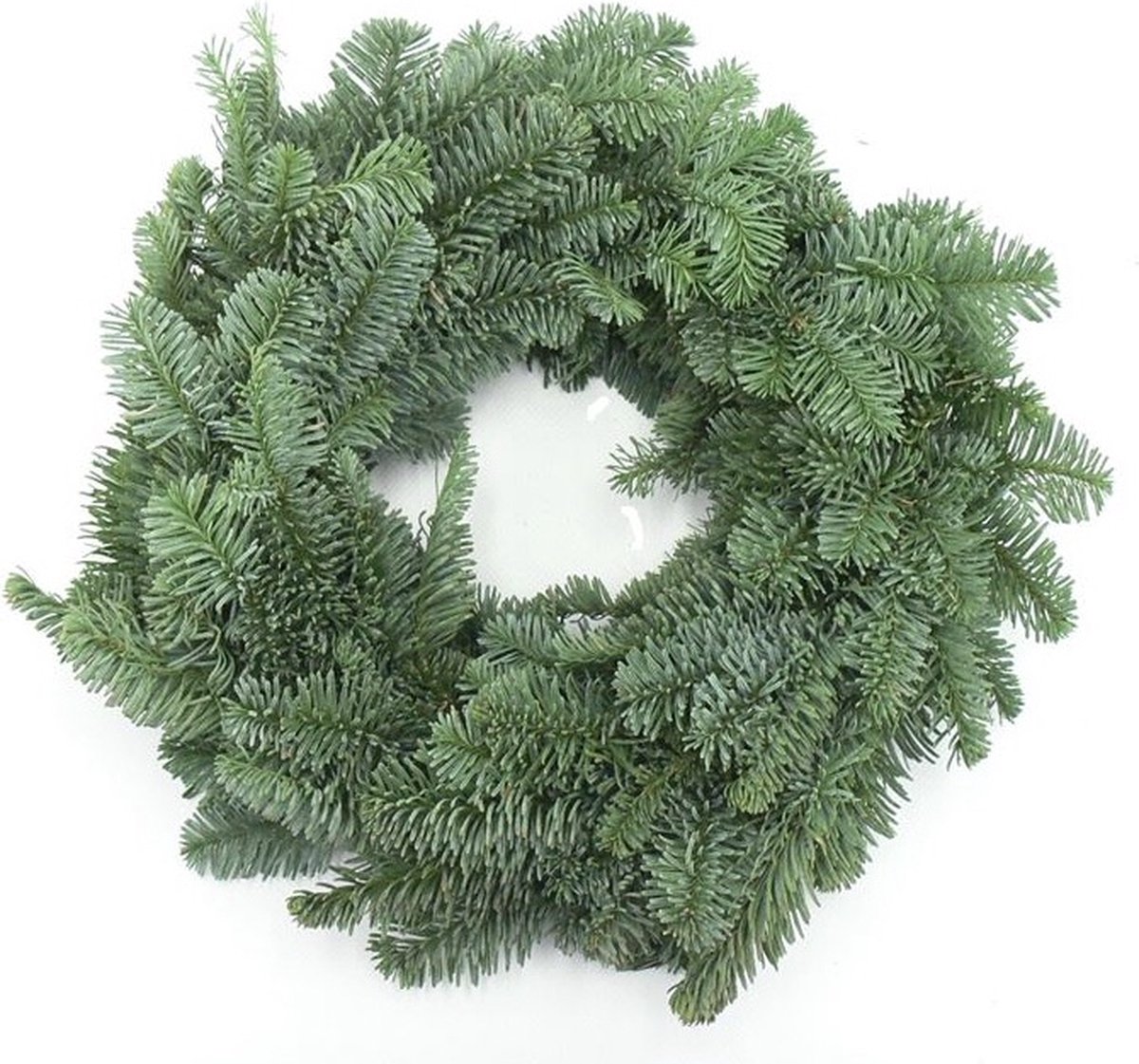 Krans - Nobilis Kerst krans - Deurkrans - Krans landelijk - Echt groen 30 cm | bol.com