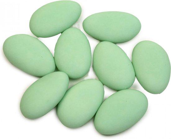 chocoladeboon of chocolade dragee doopsuiker 250 gram watergroen (mint ...