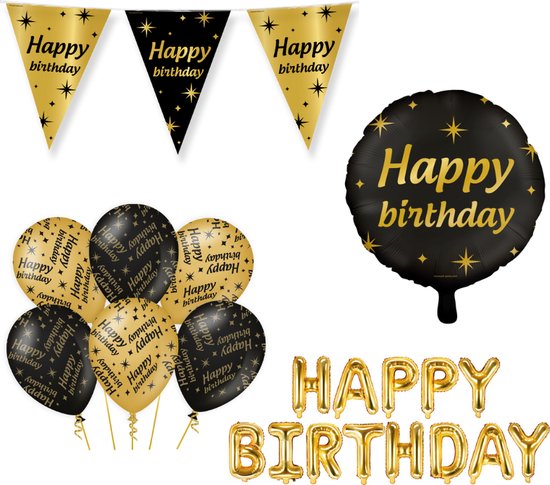 Classy Party Happy Birthday verjaardag versiering pakket M | bol