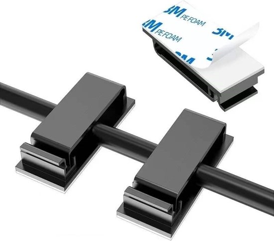 WiseGoods Luxe Set Kabel Organizer Clips - Beugel Kabels - Klem ...