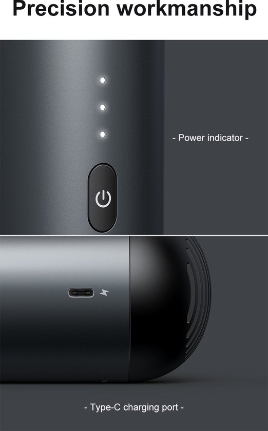 Baseus Baseus A2 Car Vacuum Cleaner - Auto Stofzuiger - Mini Stofzuiger ...