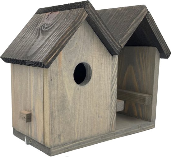 Nichoir de luxe Oneiro & porte-beurre de cacahuète - 13 x 20 x 19 cm ...