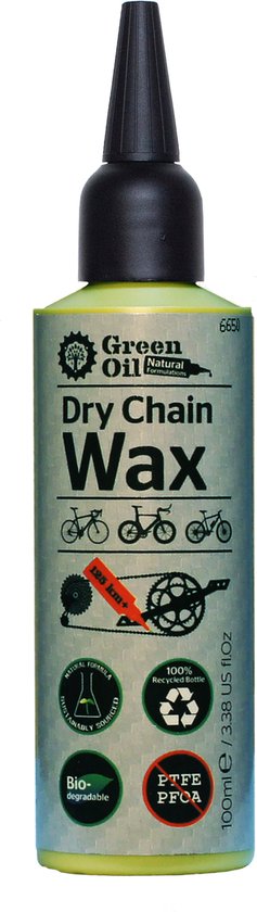 Green Oil Dry Chain Wax 100ml - Kettingolie | bol