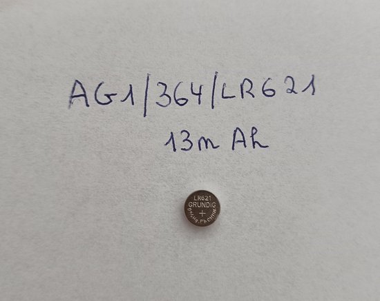 Grundig Alkaline Lithium Batterij AG1/364/LR621 1 stuk | bol