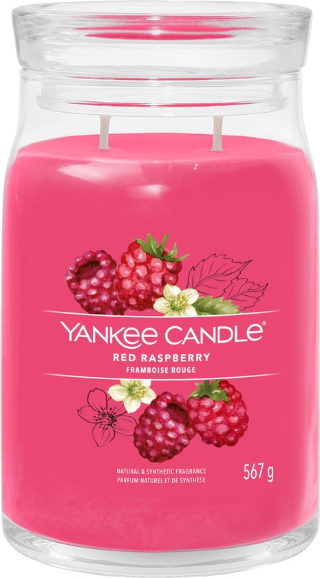 Yankee Candle - Red Raspberry Signature Large Jar | bol.com