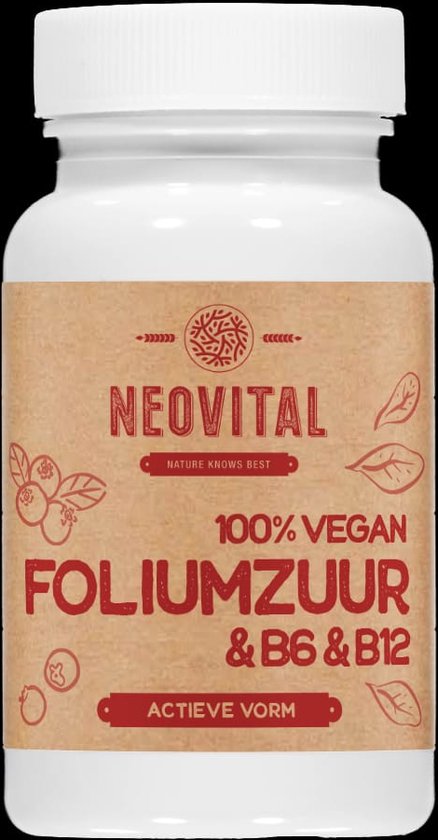 Neovital Vitamine B6/B12 Foliumzuur voedingsupplement - vega capsules | bol