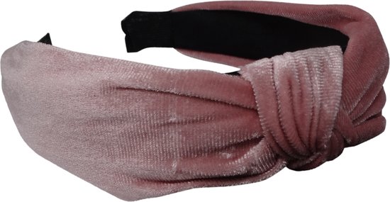 Jessidress® Hoofdband Fluweel Haar Diadeem Dames Haarband Velours - Roze | bol