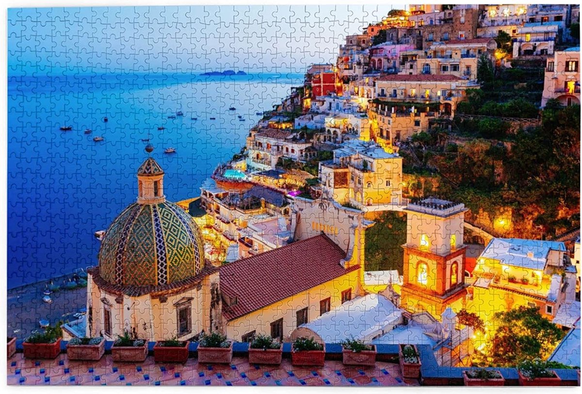 Sicilia Italië Puzzel 1000 Stukjes Volwassenen - Legpuzzels Puzzle ...