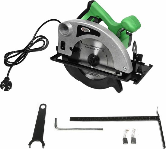 Hofftech Handcirkelzaag - 1200 Watt - Ø 185 mm Zaagblad - 220 Volt | bol