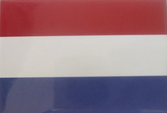Koelkast magneet Holland, Nederlandse vlag rood wit blauw | bol