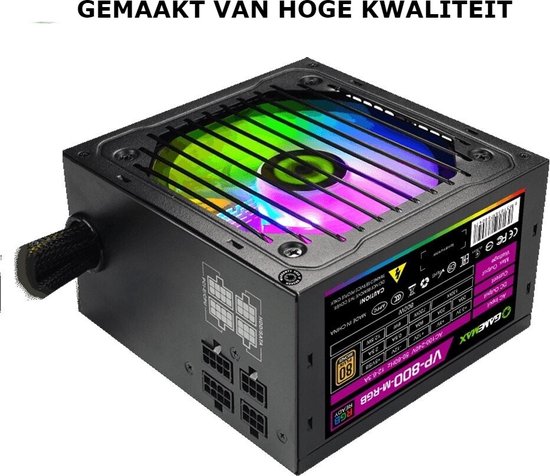 SunLion® Computer voeding - Voeding - RGB LED - Laag Geluidsniveau | bol