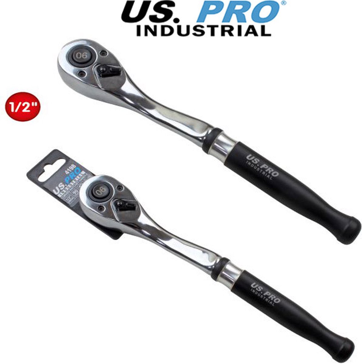 Professionele ratel 1/2" (270 mm lang) | bol.com